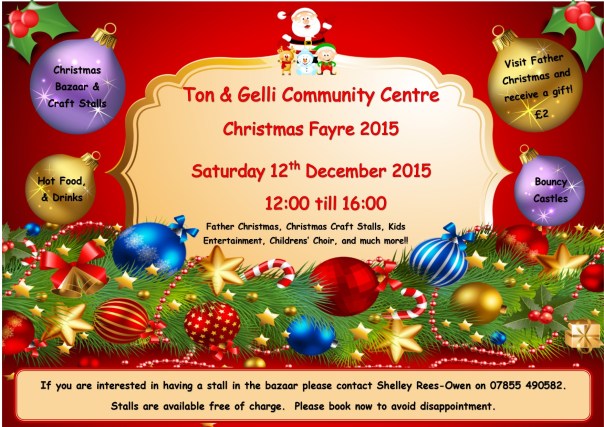 Christmas Fayre 2015 | Ton and Gelli Community Centre